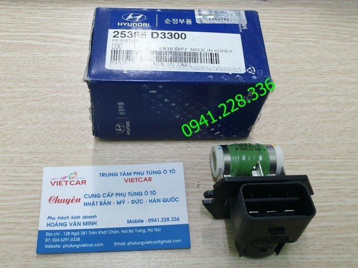 25385D3300 Cảm biến quạt gió két nước Hyundai Tucson, Kia sportage ...